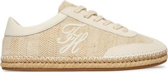 Tommy Hilfiger Espadrilles Tommy Hilfiger Th Heritage Rope Sneaker FW0FW09108 &Eacute;cru