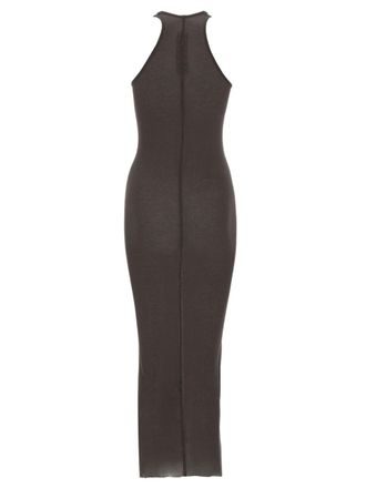 Rick Owens Viscose-Silk Blend Midi Dress - Brown