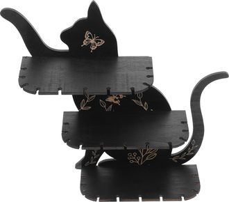 BESPORTBLE Wandregal mit Katzenform als Dekorativer Organizer f&uuml;r Spirituelle Gegenst&auml;nde und Kristalle Vielseitiges Regal f&uuml;r Wohnzimmer und T&uuml;rdekoration 1 St&uuml;