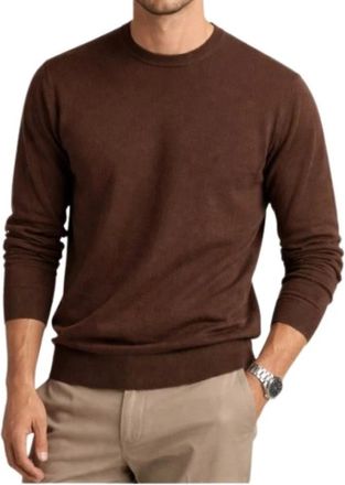 Gran Sasso Homme, Pulls, Brun, Taille: 3XL Pull Ras du Cou