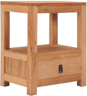 vidaXL Table de chevet 40x30x50 cm bois de teck massif Vidaxl