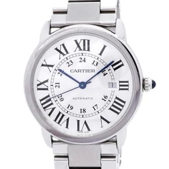 Cartier Montre vintage Pre-owned - Homme - Pre-owned - Blanc - Taille: ONE Size
