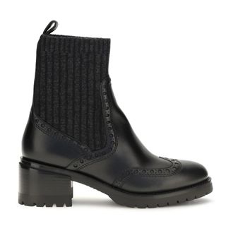 Santoni Ferret Lederstiefel - - Shoes - Damen - Schwarzk - 38 EU