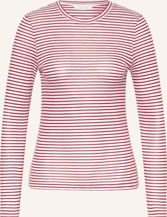 Rich & Royal Longsleeve Mit Glitzergarn rot