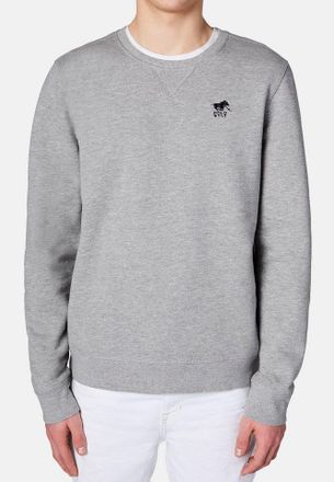 Polo Sylt Sweatshirt Basic (1-tlg) Sweatshirt - Baumwolle - Atmungsaktiv - Mit Label-Stickerei
