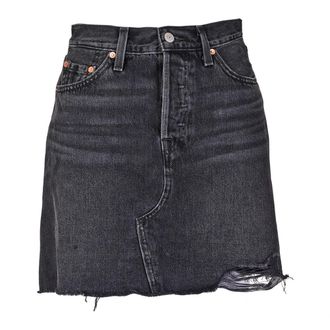 Levi's Deconstructed Skirt - - Skirts - Damen - Schwarzk - W27
