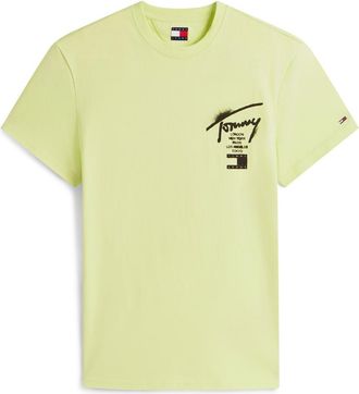 Tommy Hilfiger T-Shirt aus Baumwolle mit beidseitigem Print, Regular Fit in