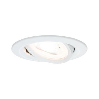 Paulmann 93639 Nova LED Einbauleuchte rund Deckenspot Wei&szlig; max. 35W Einbaurahmen GU10 Deckeneinbaustrahler ohne Leuchtmittel