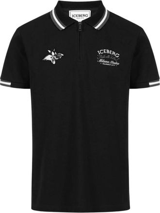 Iceberg Homme, Tops, Noir, Taille: L Polo Sylvester