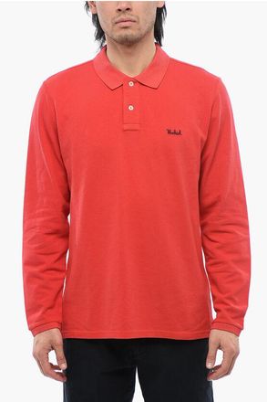 Woolrich Long Sleeve Polo With Embroidery size Xxl