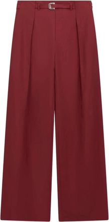 Liviana Conti Femme, Pantalons, Rouge, Taille: 42 FR Pantalon Palazzo