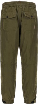 Moncler Compact Polyester Joggers - Green