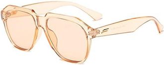 Generic Lunettes de soleil tendance décontractées pour hommes et femmes pare-soleil de vacances en plein air (couleur : E, taille : moyen) 2026