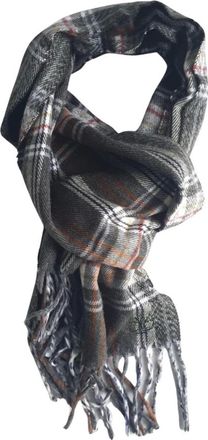 Timberland Femme, Accessoires, Vert, Taille: ONE Size Quadri Check Acrilico Scarf