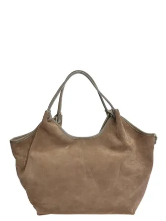 Anna Luchini Beige Rindsledertasche