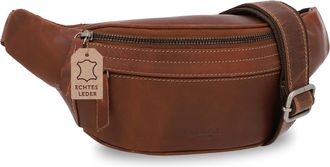 Gusti Gürteltasche Leder Spencer I Bauchtasche Leder Damen & Herren I Hochwertige Hüfttasche Herren & Damen aus Echtleder mit verstellbarem Gurt