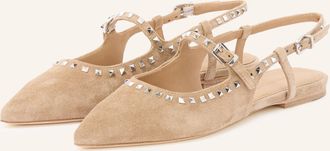 Kennel & Schmenger Slingpumps Greta Mit Nieten beige