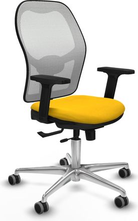 Piqueras y Crespo Atmungsaktiver Chorquera Stuhl mit 2D-Armlehnen, h&ouml;henverstellbare Lendenwirbelst&uuml;tze, ausgestattet mit Syncro/Traslack und eingespritztem Schaum, mit