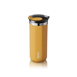 Wacaco Octaroma Grande Mug Isotherme Café, 15 fl oz (435ml), Mug de Voyage en Acier Inoxydable à Double Paroi avec Couvercle à Boire, Jaune