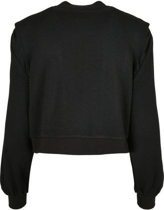 Urban Classics Sweatshirt Urban Classics Damen Ladies Padded Shoulder Modal Terry Crewneck (1-tlg)