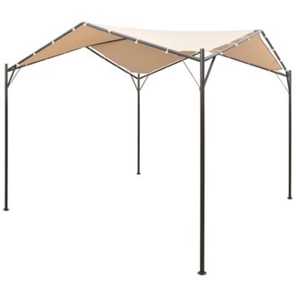 vidaXL Vidaxl - Chapiteau tente 4 x 4 m Beige Acier