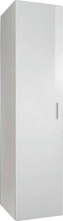 Xora Mehrzweckschrank, Weiß, Holzwerkstoff, 1 Fächer, 50x185x40 cm, Made in Germany, Waschküche, Mehrzweckschränke