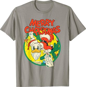 Disney Donald Duck Merry Christmas T-Shirt
