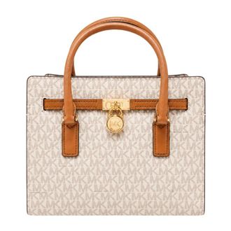 Michael Kors Hamilton Small Satchel - - Bags - Damen - Beige - ONE SIZE