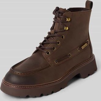 Tamaris Schn&uuml;rstiefel aus Rindnappa mit Profilsohle
