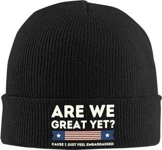 Generic Chapeau pour Hommes, Sommes-Nous excellents mais Bonnets &agrave; Manchettes en Maille pour Hommes, Casquettes Chaudes Cadeau