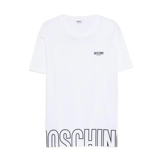 Moschino Homme, Tops, Blanc, Taille: XL Moschino Underwear T-shirts et Polos