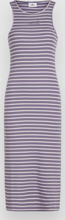 O'Neill Jess Midi Rib Kleid purple yarn dye stripe