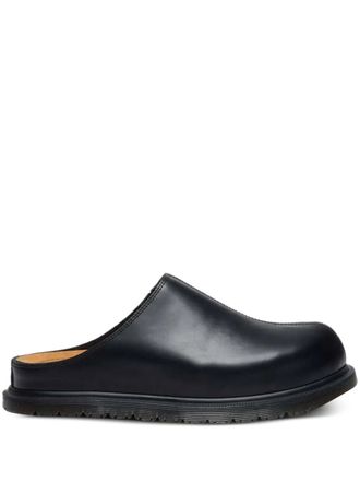 Dr. Martens mules en cuir - Noir