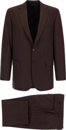 Brioni Knielanges Kleid - Braun