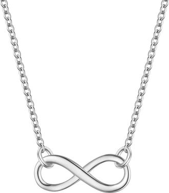 Glanzst&uuml;cke M&uuml;nchen Halskette - Sterling Silber Halskette Infinity - Gr. unisize - in Silber - f&uuml;r Damen