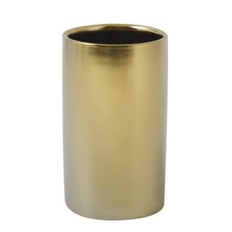 Spirella Gobelet C&eacute;ramique Tube-Matt Or Mat