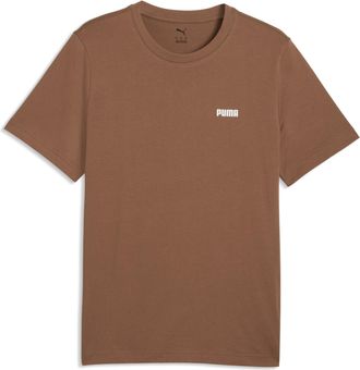 Puma T-shirt &agrave; petit logo Essentials Homme, V&ecirc;tements, Marron, M