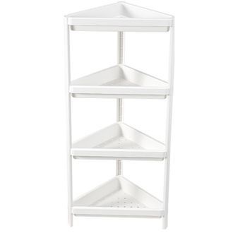 Generic Badezimmer-Organizer und -Aufbewahrung Verdicktes PP-Kunststoffmaterial 2/3/4-st&ouml;ckiges K&uuml;chenregal f&uuml;r Enge Stellen In Der K&uuml;che und W&auml;scherei.(44 * 