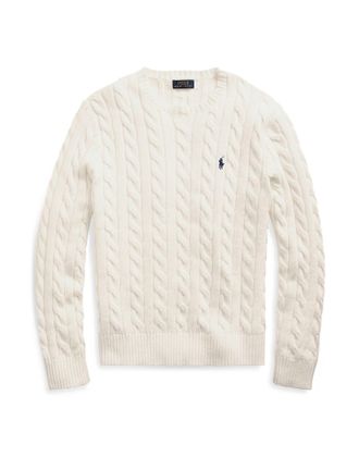 Ralph Lauren CABLE-KNIT COTTON SWEATER