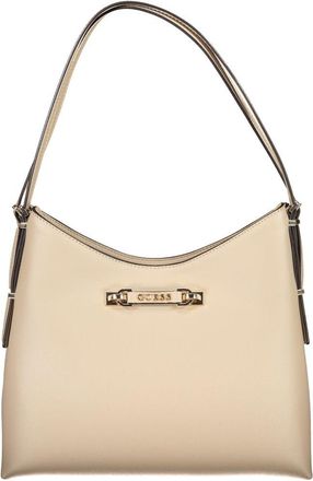 Guess Beige Polyethylen-Handtasche