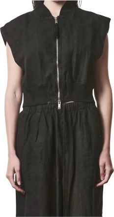 Thom Krom Femme, Vestes, Noir, Taille: 40 FR W J 219 Vest