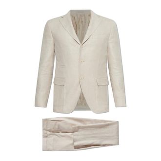 Eleventy Homme, Costumes, Beige, Taille: L Costume crois&eacute;