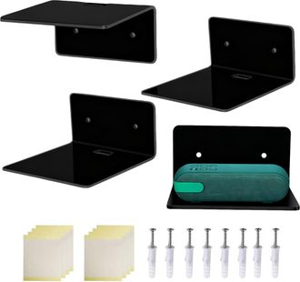 Generic Acryl Regale f&uuml;r die Wand - Multifunktion 4 Teile | 10 cm Badezimmer Wand Schweberegale,F&uuml;r Wohnzimmer Badezimmer Schlafzimmer Aufbewahrung F&uuml;r Alben 