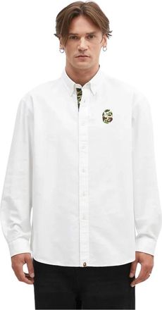 A Bathing Ape A Bathing Ape, Herren, Shirts, Wei&szlig;, LGr&ouml;&szlig;e