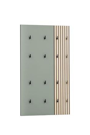 Schildmeyer Alexa Hakenpaneel Set 701956 Akustikpaneel Optik/Pistazie, 73,5 x 2,6 x 109 cm