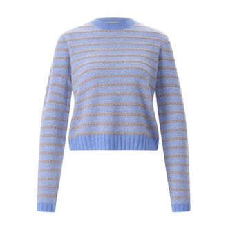Guest In Residence Leichter Kaschmir-Rundhals-Pullover - - Knitwear - Damen - Blau - S