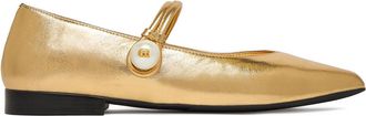 Gino Rossi Ballerinas GINO ROSSI CEO-ROSE-LT2512-72 Goldfarben