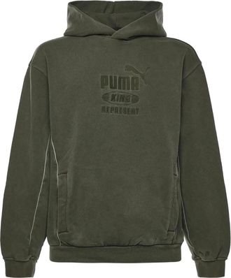 Puma Puma, Homme, Sweatshirts et sweats &agrave; capuche, Vert, Taille: XL Graphic Sweat &agrave; capuche
