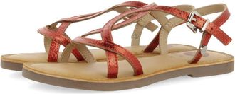 Gioseppo PAROBE Flache Sandale, orange, 32 EU