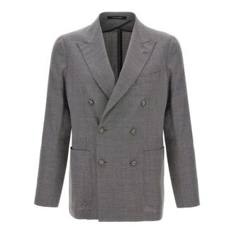 Tagliatore Montecarlo Blazer - - Jackets - Herren - Grau - M